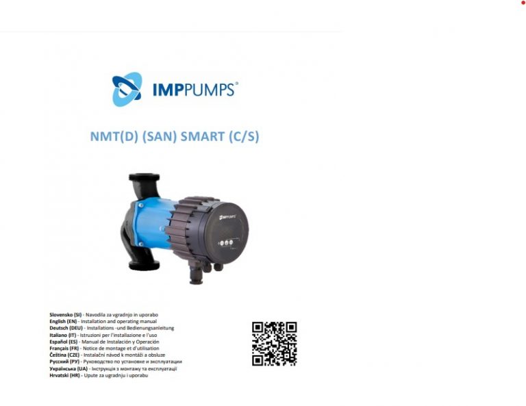 Инструкция NMT(D) (SAN) SMART - IMP Pumps